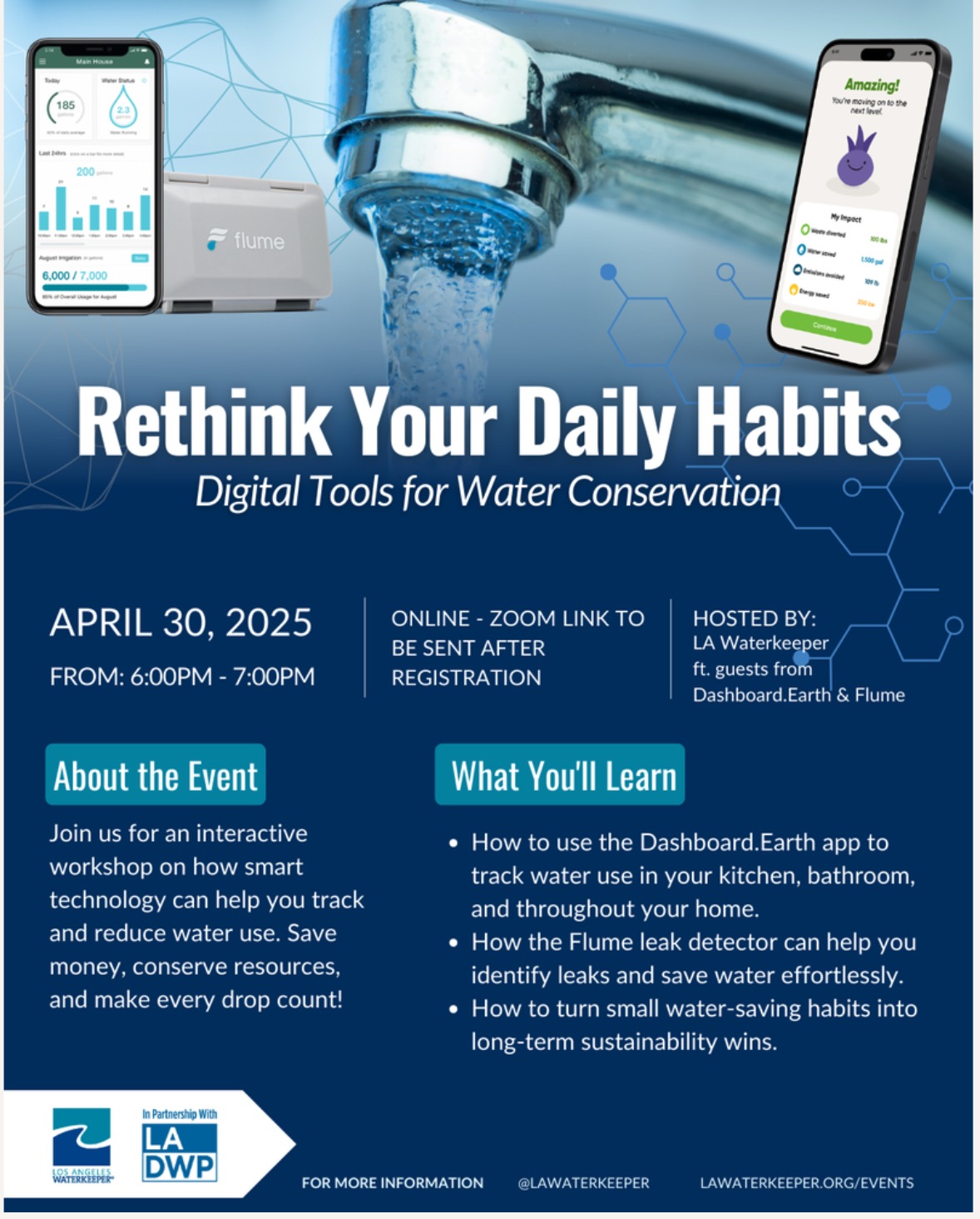 CityWatch LA - LA Waterkeeper & LADWP's Online Workshop: Digital Tools for Water Conservation